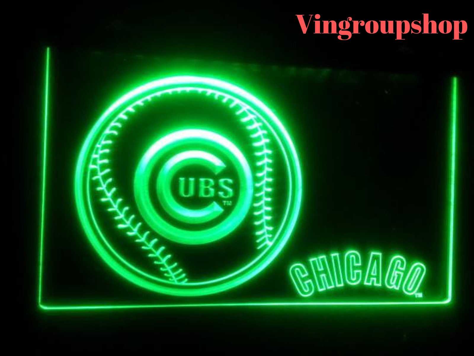 Chicago Cubs Logo Illuminated Led Neon Sign and 50 similar items
