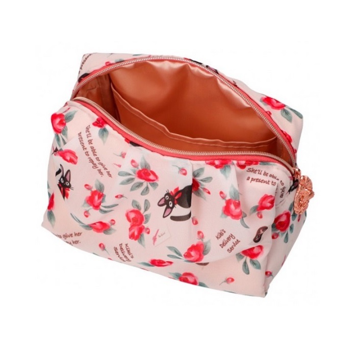 Kikis Delivery Service - Jiji Pink Rose Cosmetic bag - Original Ghibli ...
