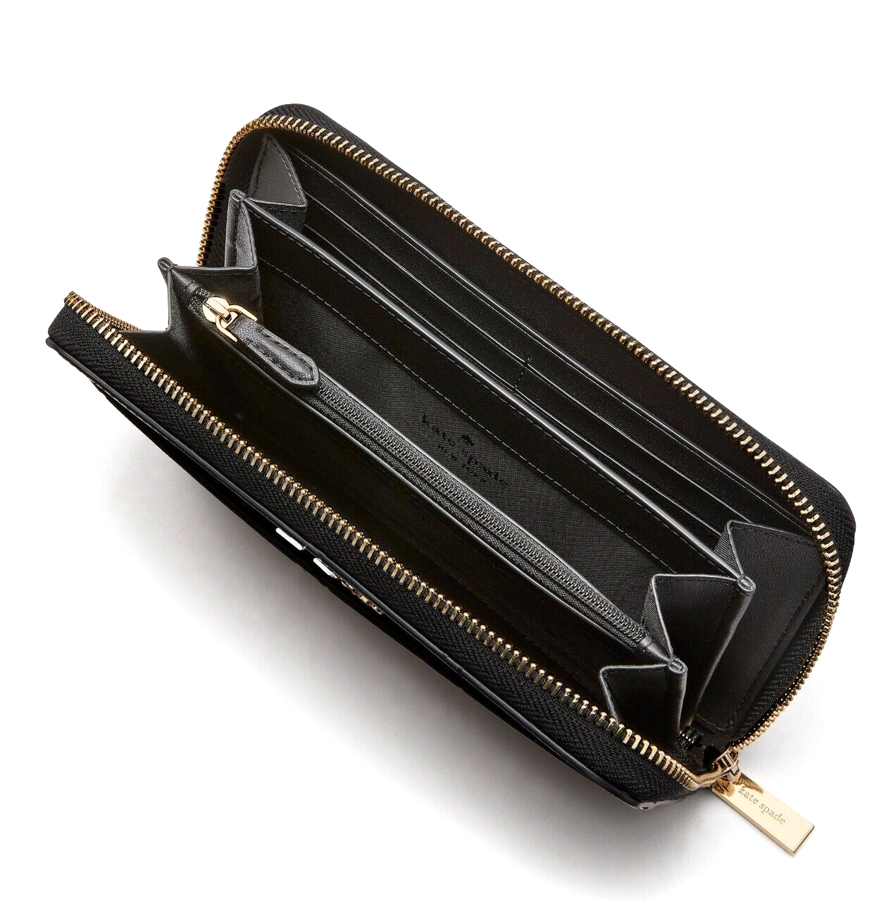 New Kate Spade Madison Colorblock Saffiano Leather Wallet Toasted ...