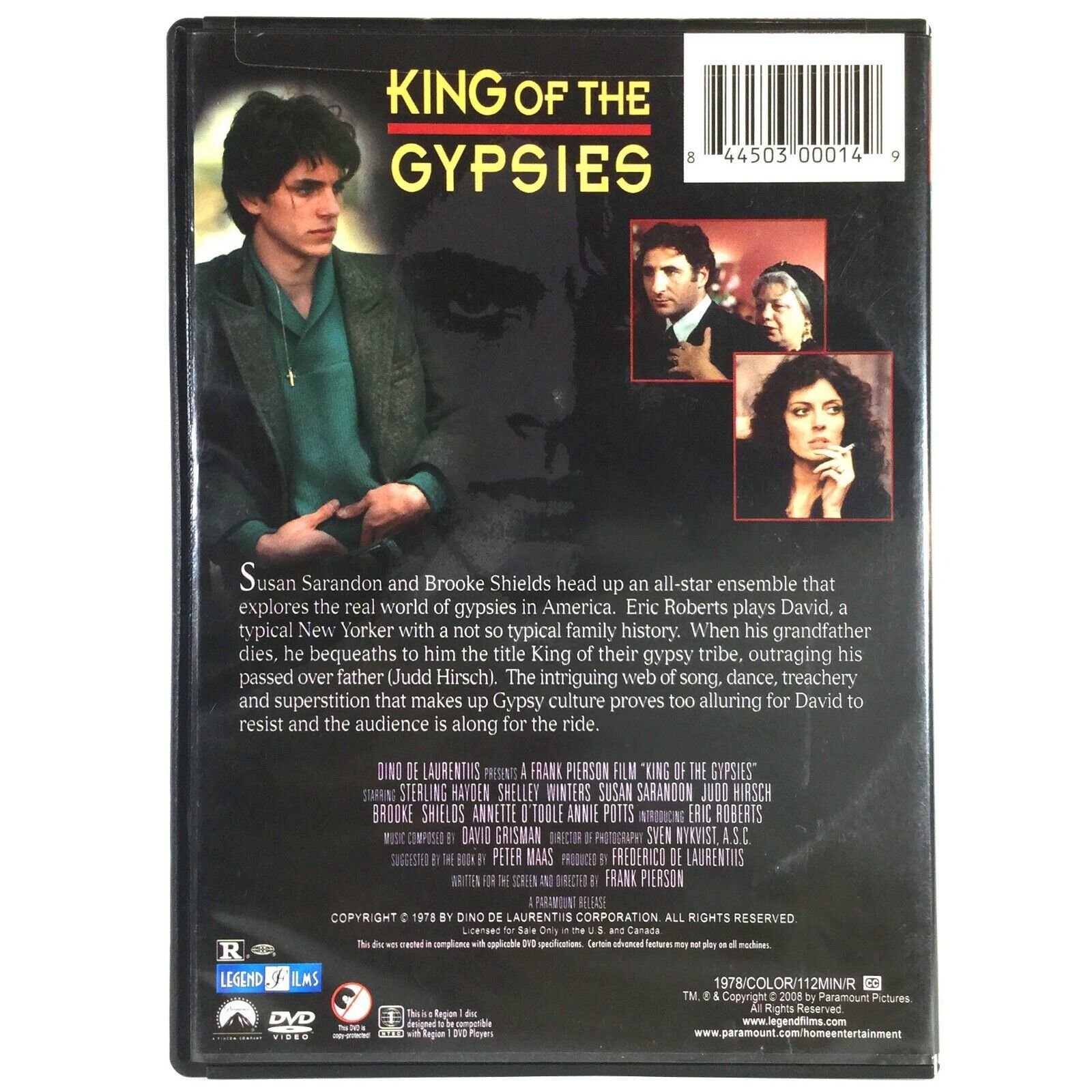 King of the Gypsies (DVD, 1978, Widescreen) Susan Sarandon Brooke ...