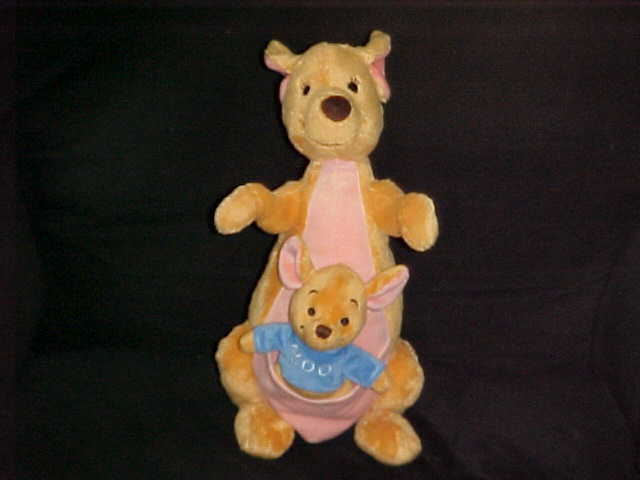 14" KANGA & ROO Soft Touch Plush Toy From WINNIE THE POOH The Disney ...