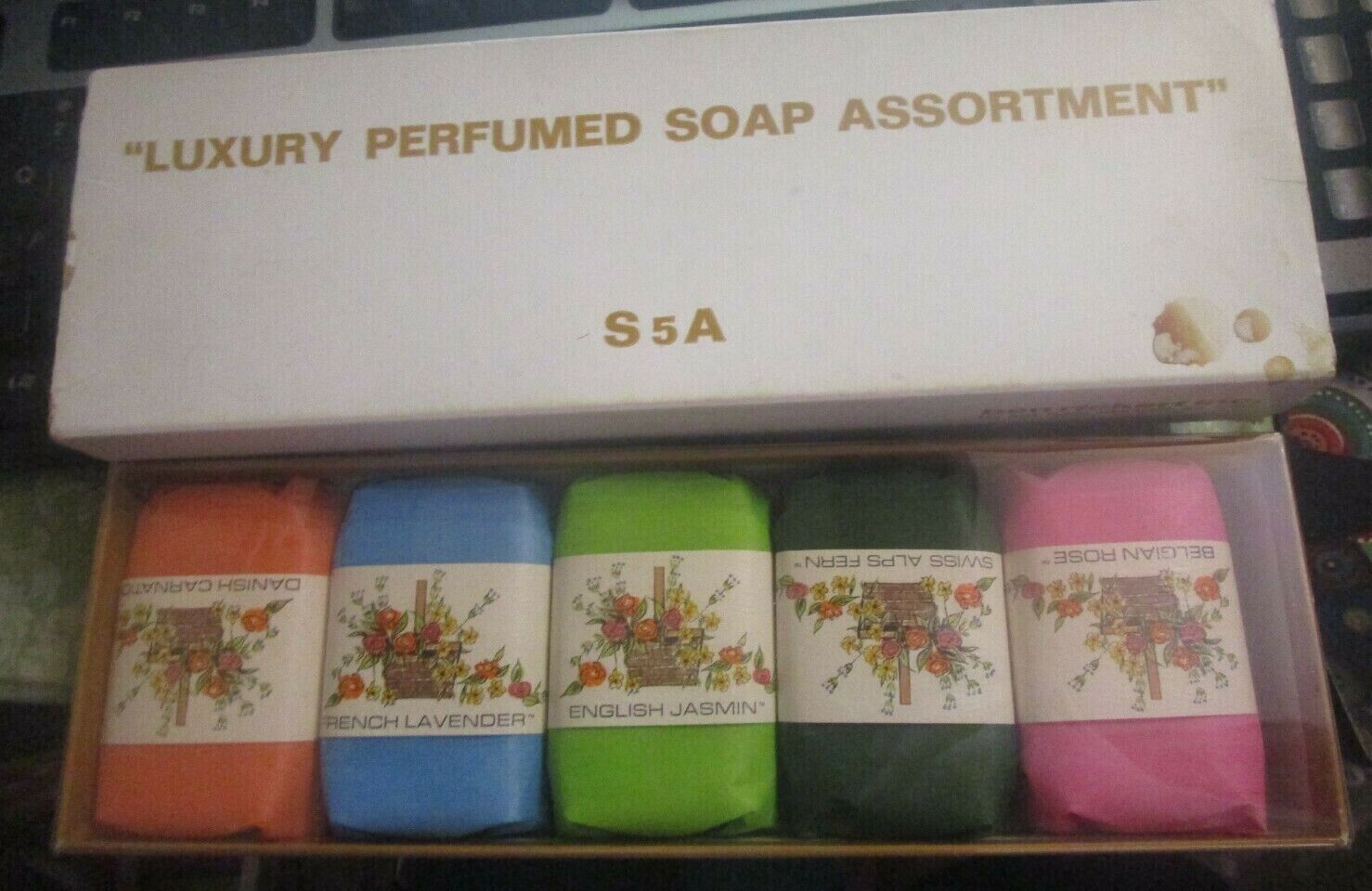 Vintage Ben Rickert Luxury Assortment Perfumed Soaps NEW S5A - Body Soaps