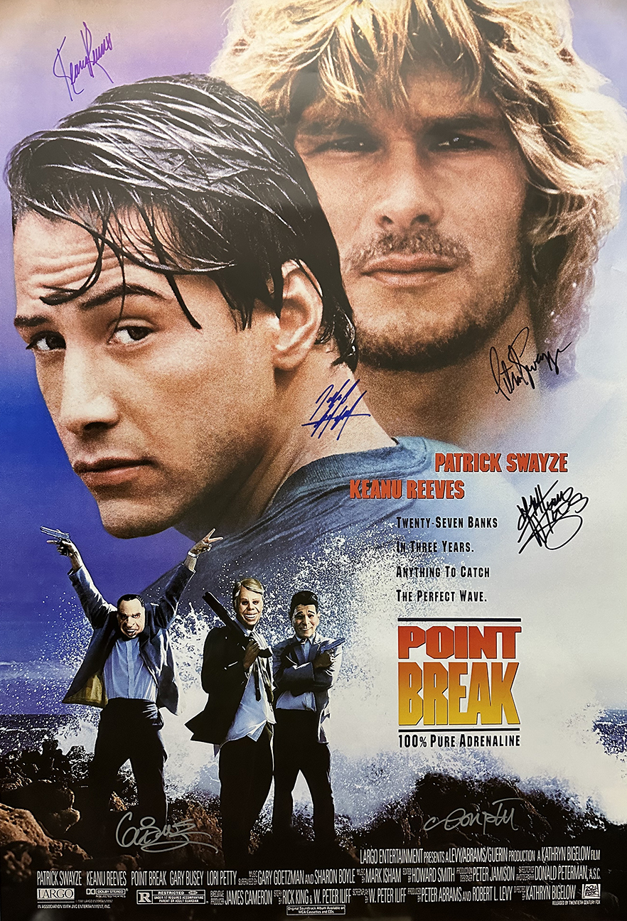 Point Break Signed Movie Poster - Posters