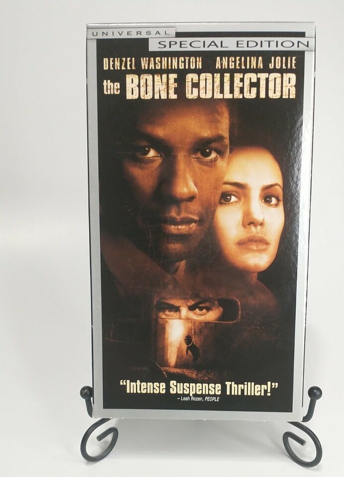 The Bone Collector VHS Video Tape Movie Angelina Jolie Denzel ...