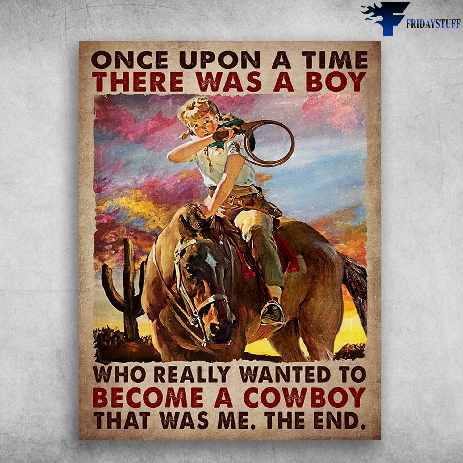 Cowboy Lover Cowboy Riding Horse Once Upon A Time There Was A Boy Who ...