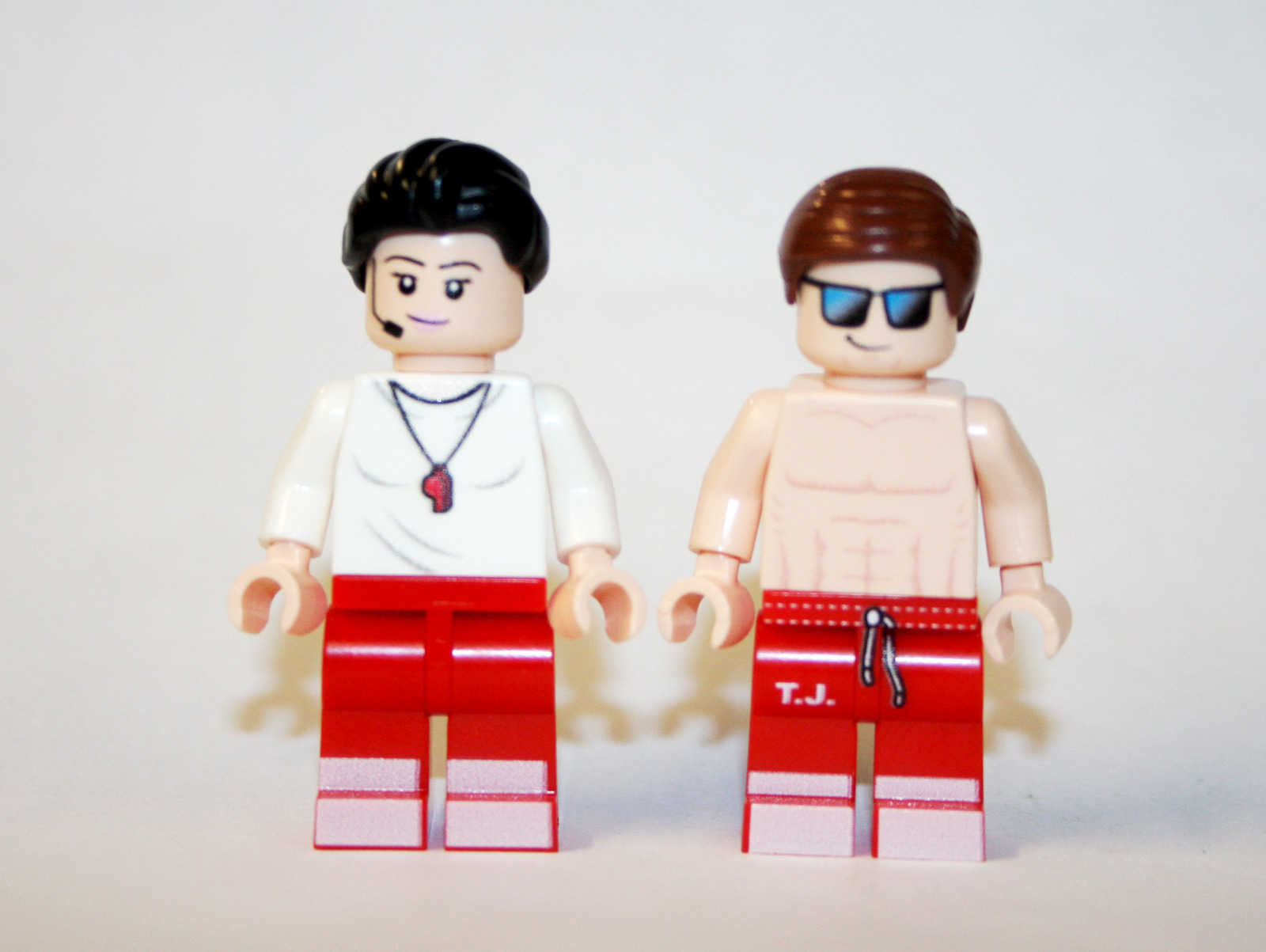 Beach Pool Lifeguard Set Of 2 Minifigure Packs - LEGO (R) Minifigures