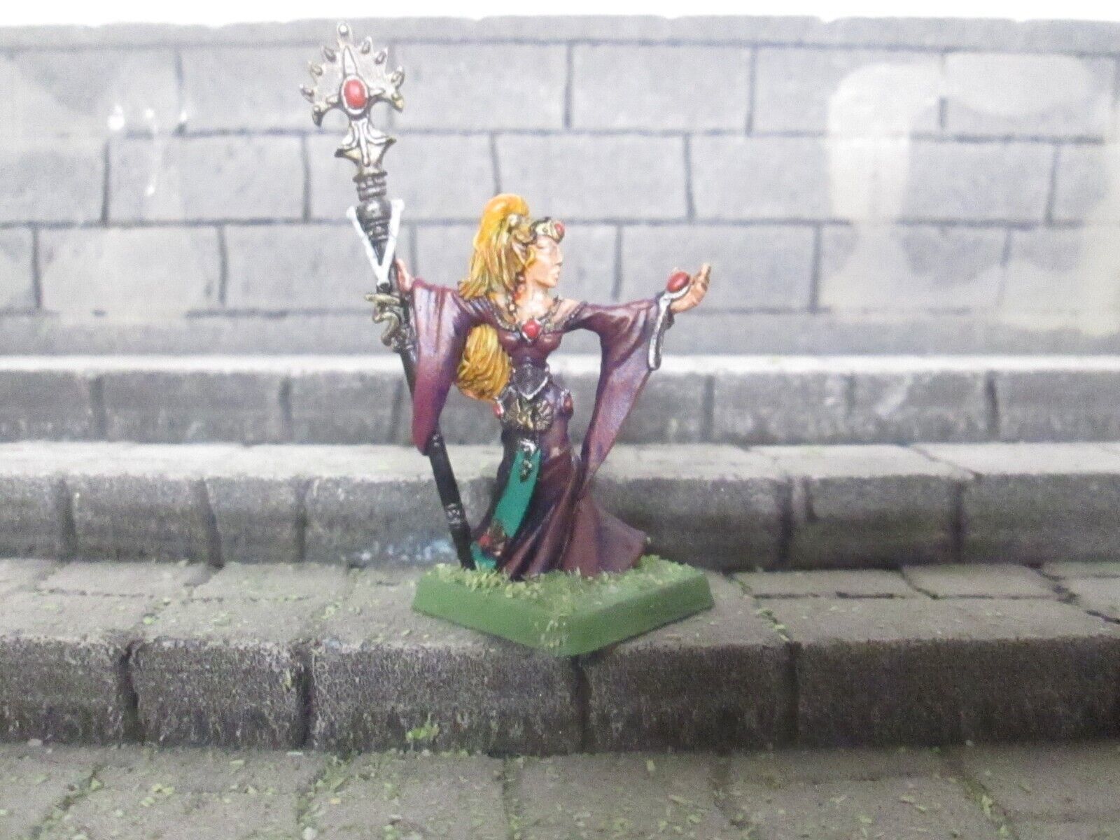 high elf elves alarielle the everqueen painted citadel metal warhammer ...