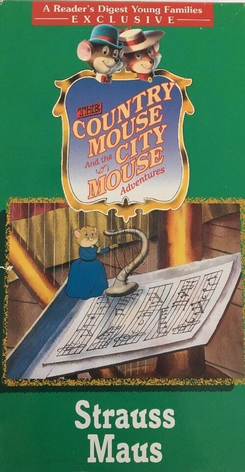 The Country Mouse and the City Mouse Adventures: Strauss Maus VHS ...