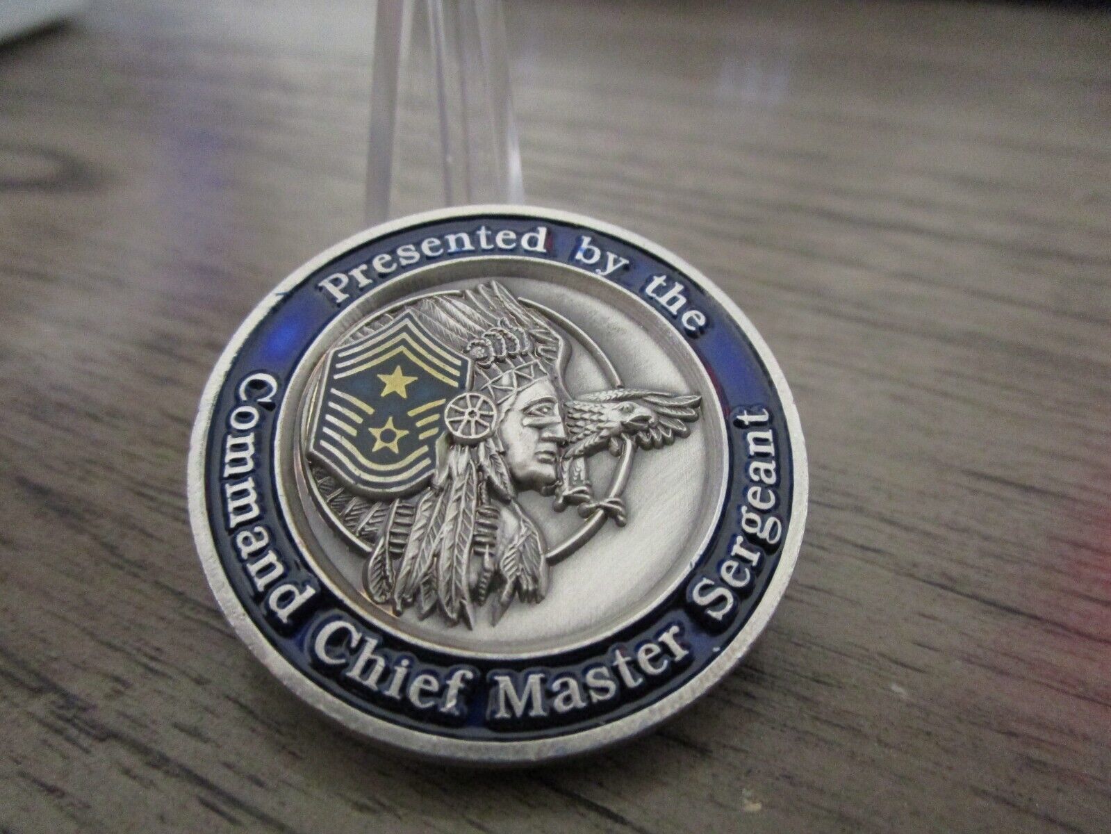 USAF USAF 2nd Bomb Wing Command Chief Master Sergeant Challenge Coin ...