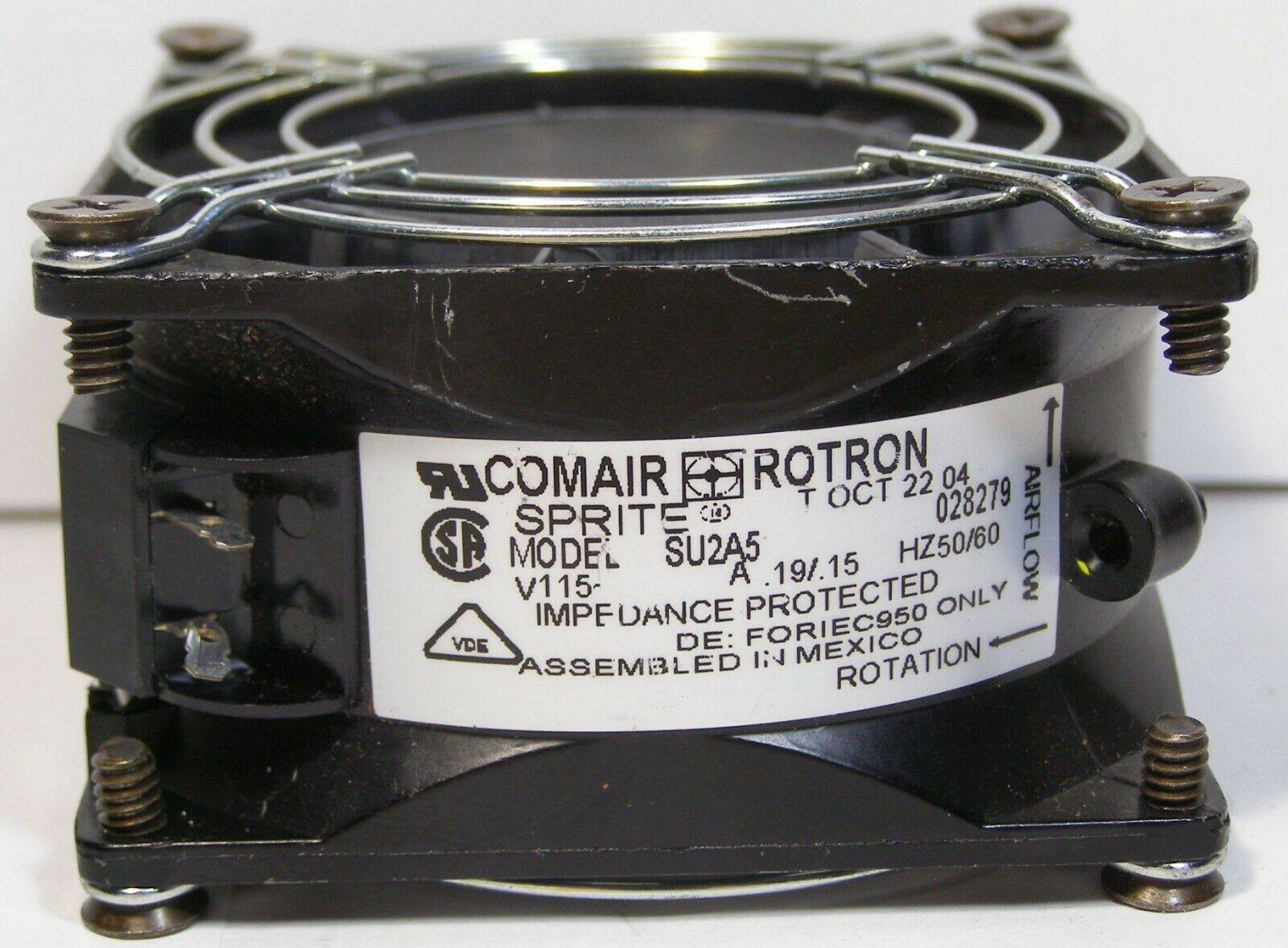 Comair Rotron Sprite Model: SU2A5 Cooling Fan and similar items