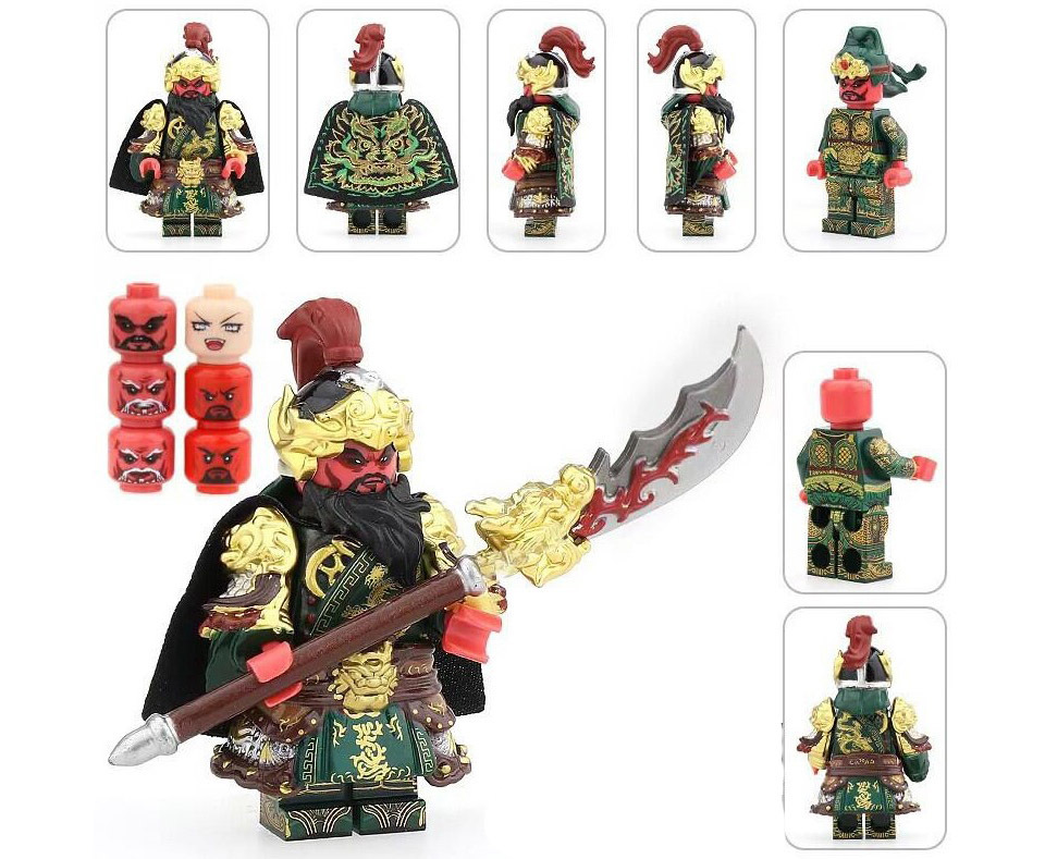 Movie Minifigure Three Kingdoms Guan Yu Knight Anime Fast Shipping ...