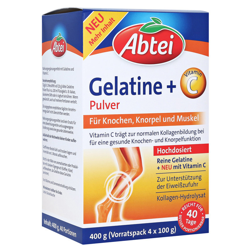 Abbey Gelatin Plus Vitamin C Powder 400 g - Vitamins & Lifestyle ...