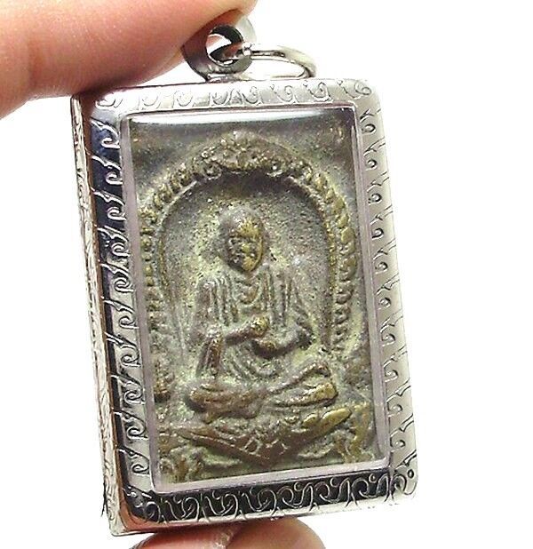 SOMDEJ TOH WAT RAKANG THAI LP NAK REAL MAGIC MIRACLE YANTRA AMULET SIAM ...