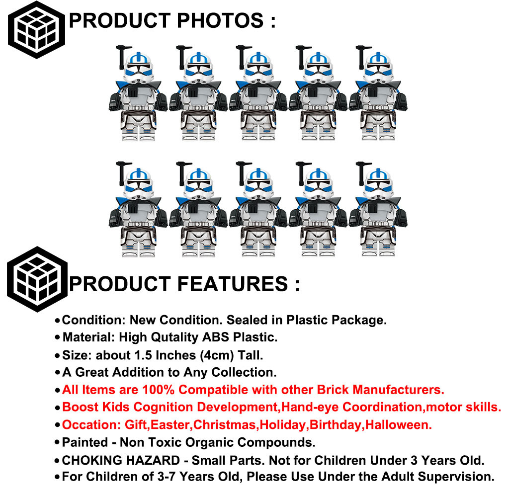 Clone Wars Advanced Recon Commando 10 Custom Echo Minifigures Toys ...