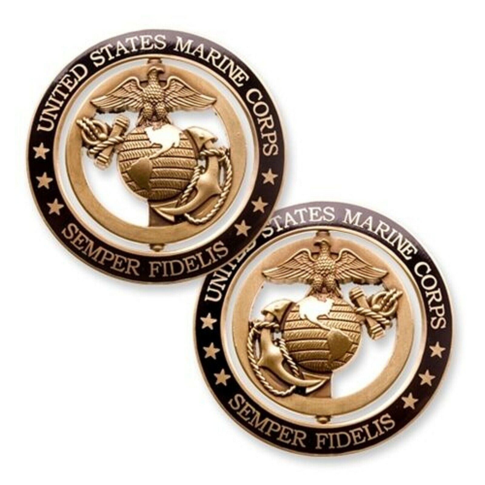 MARINE CORPS USMC EGA EAGLE GLOBE ANCHOR 2" CHALLENGE COIN - Current ...