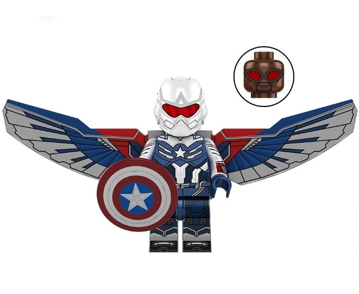 Building Block Patriot Captain America Brave New World Toys Minifigure ...