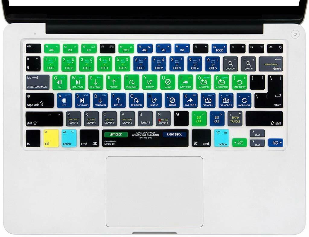 HRH Serato DJ Functional Hot key Shortcut Silicone Keyboard Skin Cover ...