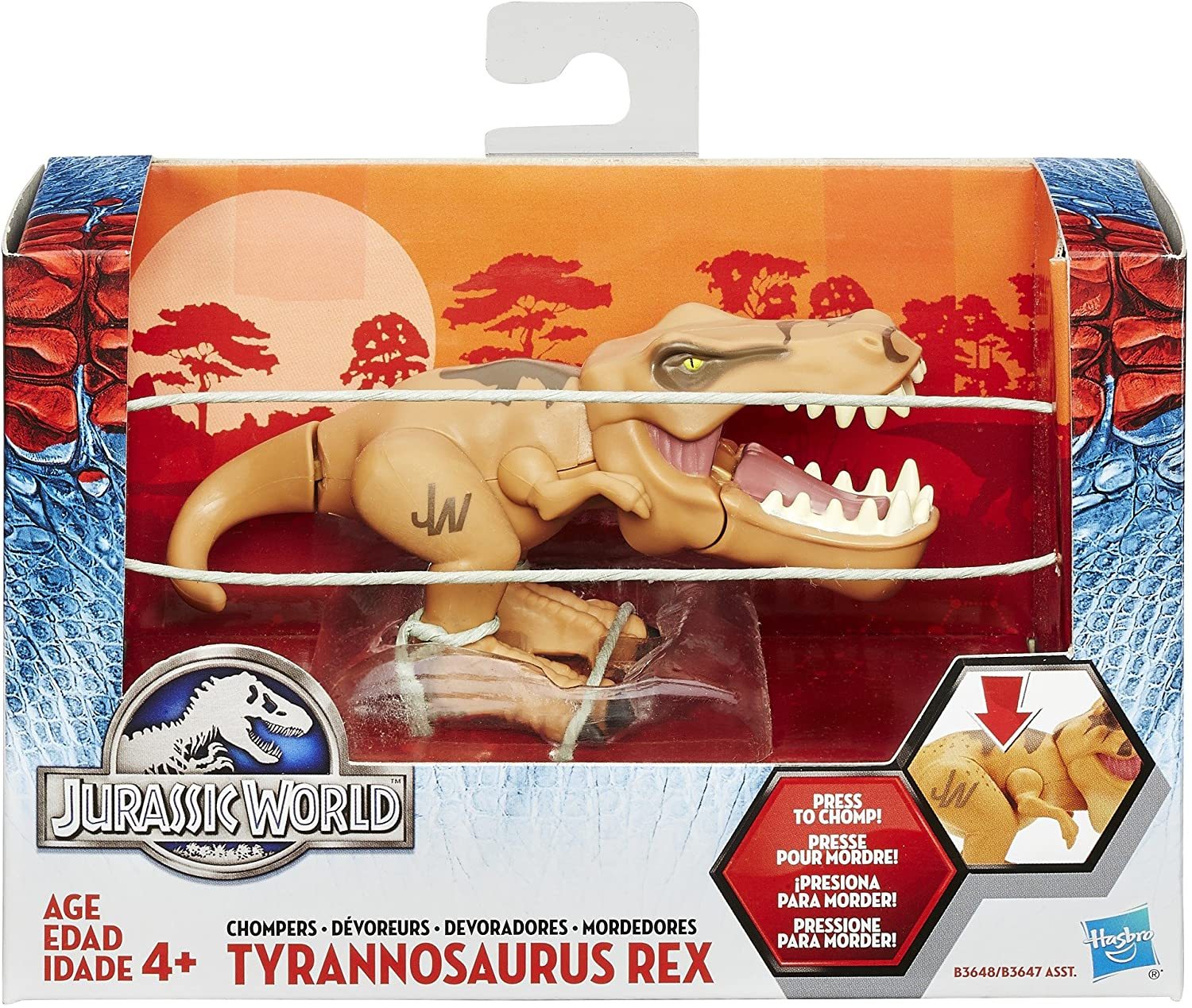 Jurassic World Chompers Tyrannosaurus Rex Figure - Action Figures ...