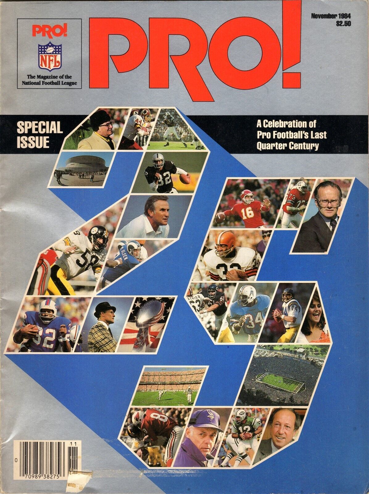 VINTAGE Nov 1984 NFL Pro Magazine 25 Year and similar items