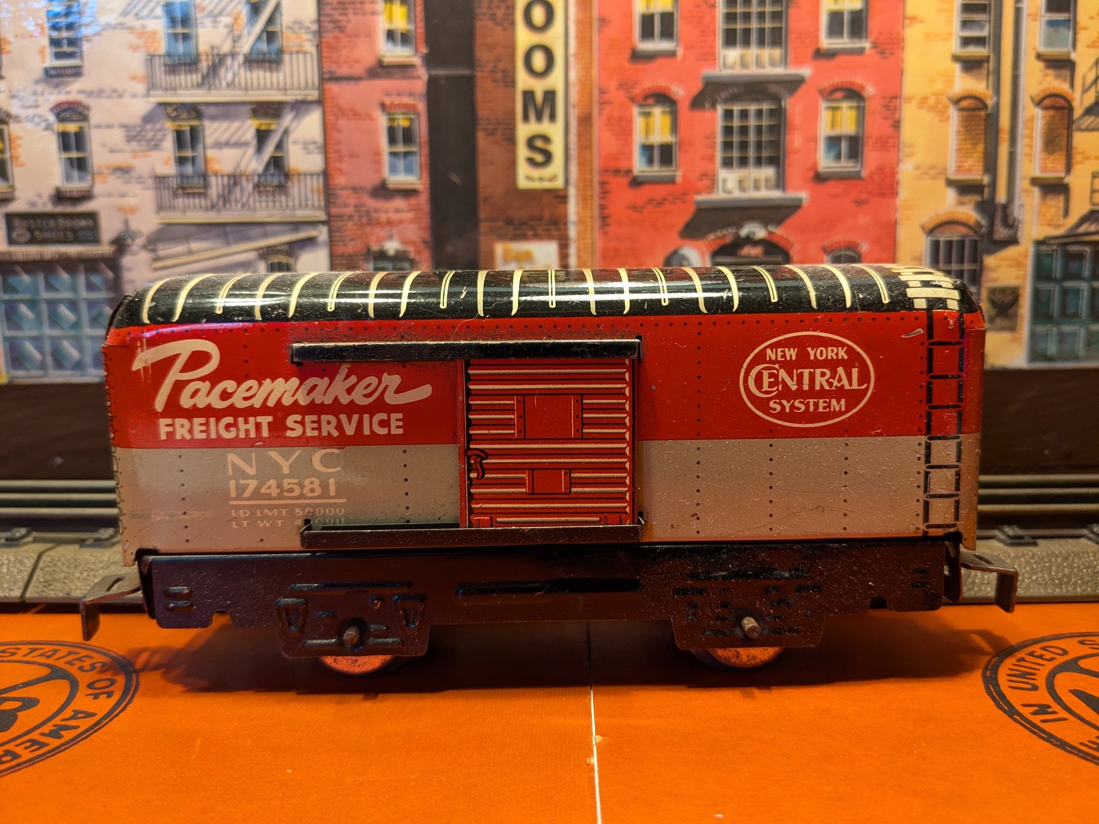 Marx Trains New York Central System Pacemaker Freight Service Car W ...