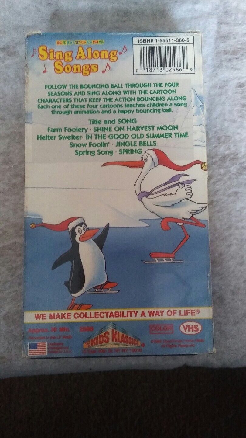 Kid Toons Sing Along Songs Jingle Bells Snow Foolin' Spring Song Farm ...