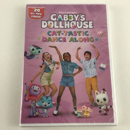 Gabby's Dollhouse DVD Cat-Tastic Dance Along DreamWorks Bonus Features ...
