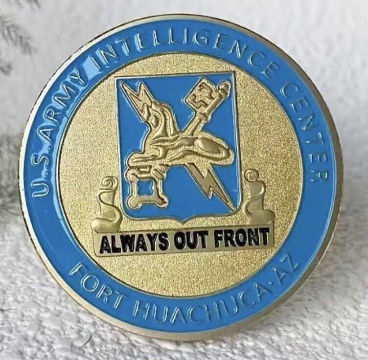 US ARMY Challenge Coin FORT HUACUCA AZ US ARMY INTELLIGENCE CENTER ...