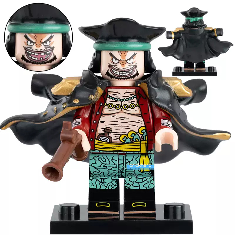 Marshall D. Teach (Blackbeard) One Piece Lego Compatible Minifigure ...