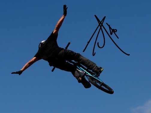 Dave Mirra Signed Photo 8 X10 Rp Autographed and similar items