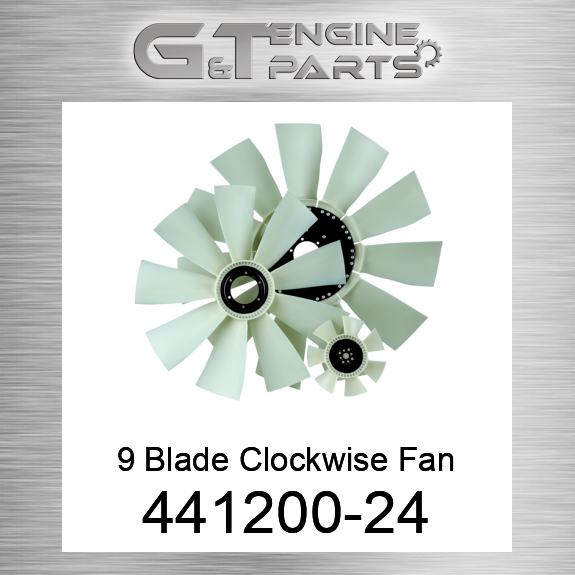 441200-24 9 BLADE CLOCKWISE FAN made by American cooling (NEW ...