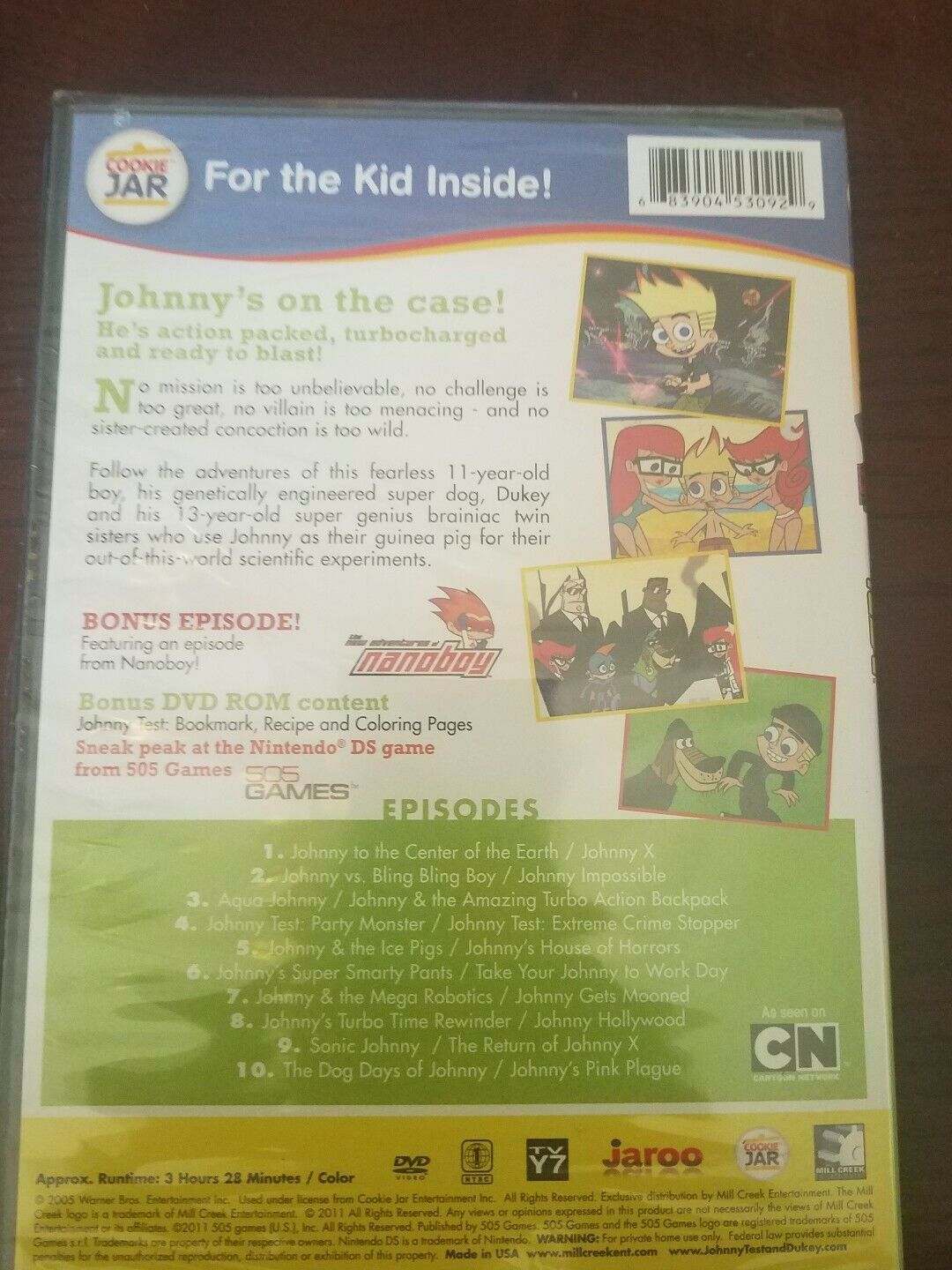 Johnny Test - Super Smarty Pants (DVD) 10 Episodios - Nuevo - DVDs ...