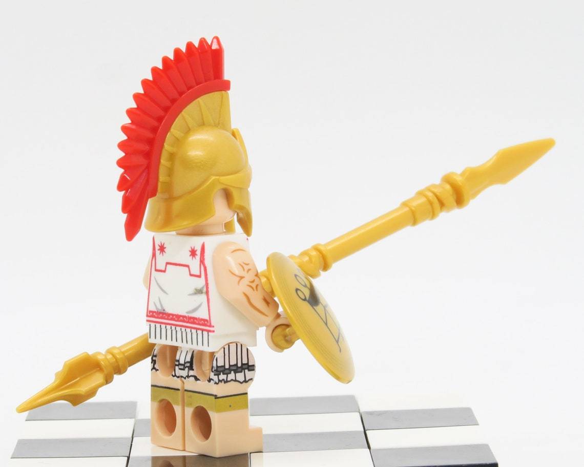 Ancient Greek Soldier Hoplite Minifigures Weapons and Accessories ...