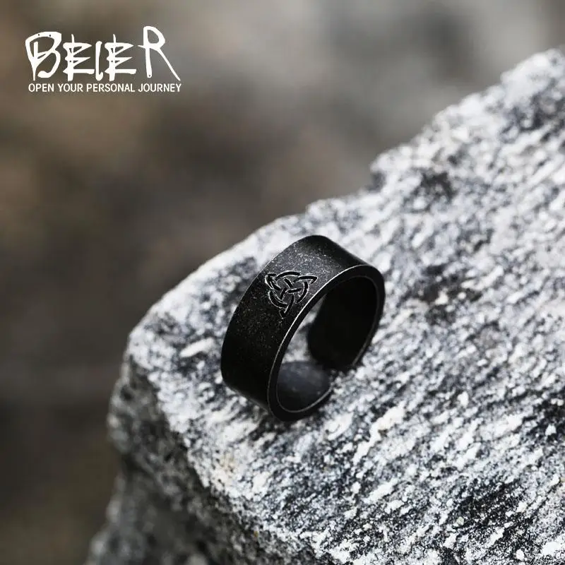 2022 Vintage Vi Nordic Mythology Giant Men Ring Totem Celtic Knot ...