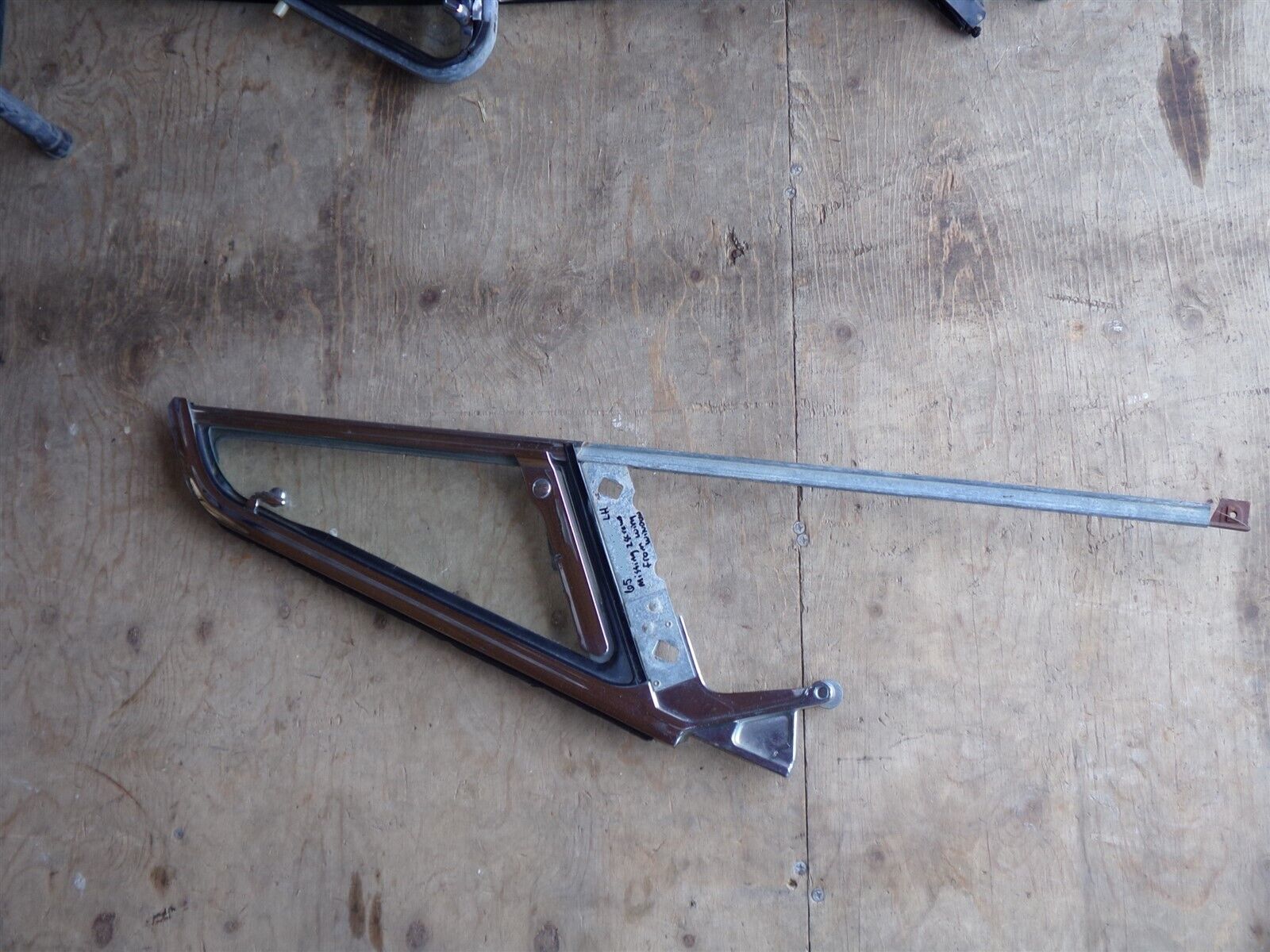 1965 Plymouth Satellite LH Wing Wind Window OEM 64 Belvedere Sport Fury ...