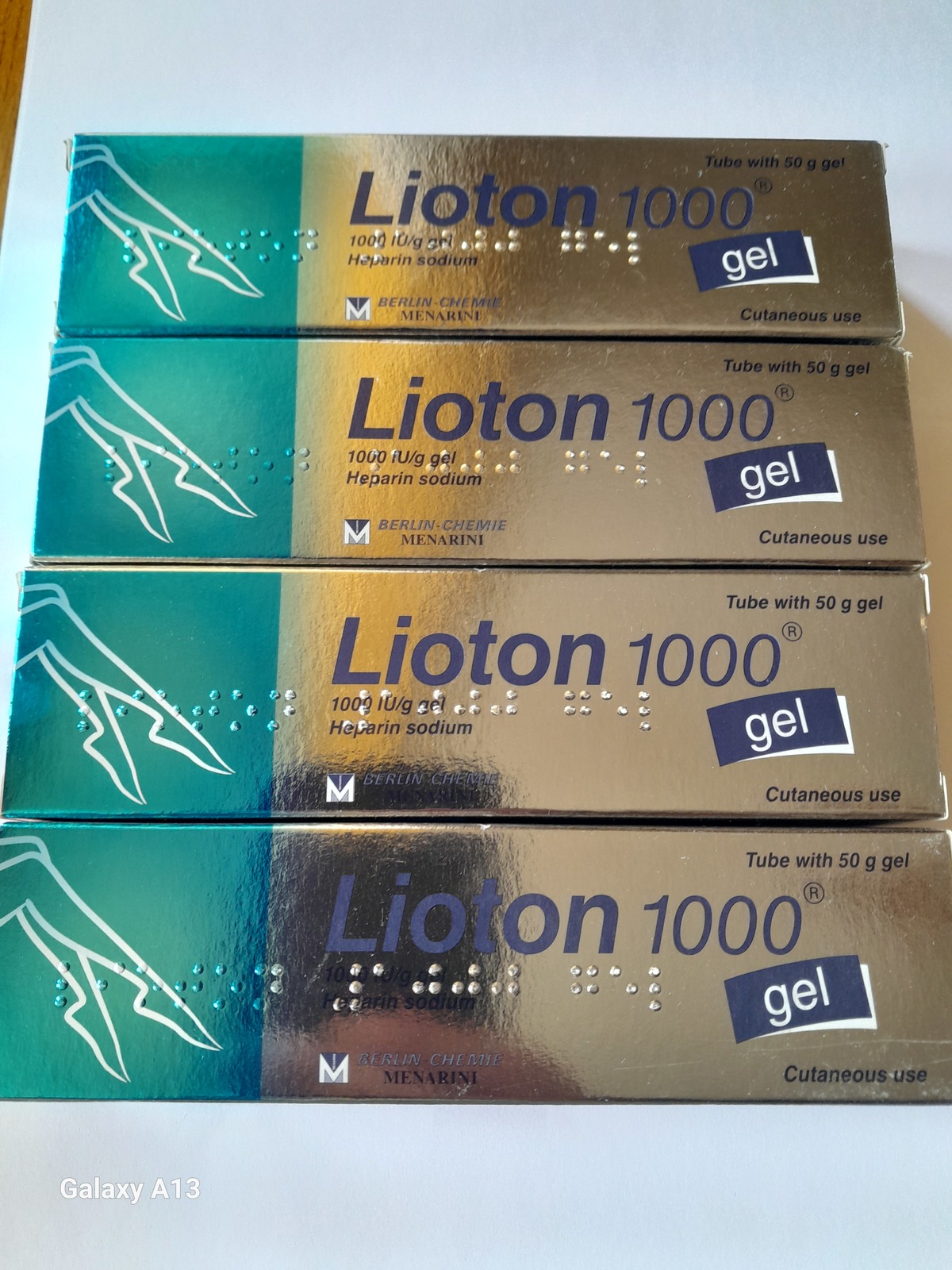 LIOTON 1000, gel, 50g (PACK OF 10) varicose veins - Foot Creams ...