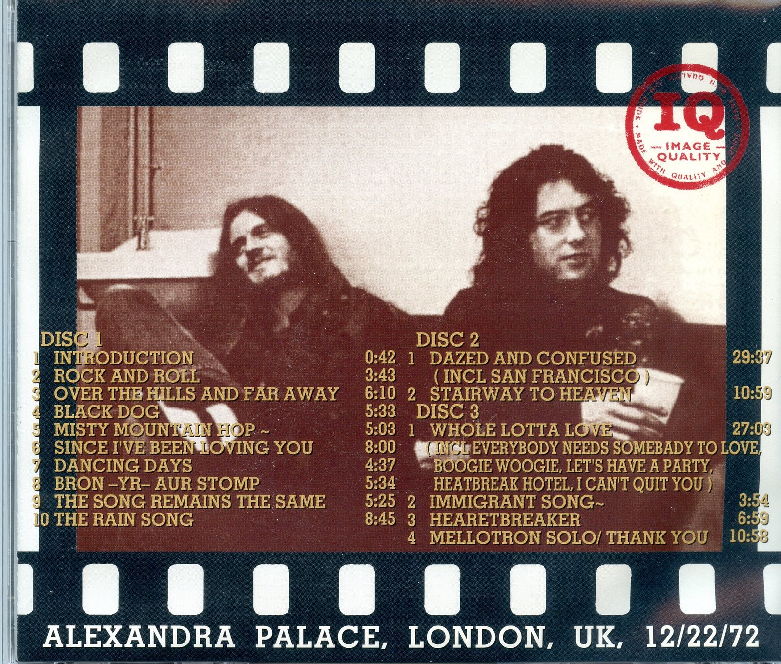 Led Zeppelin - Flawless Performance ( 2 CD SET ) ( Live at Alexandria ...