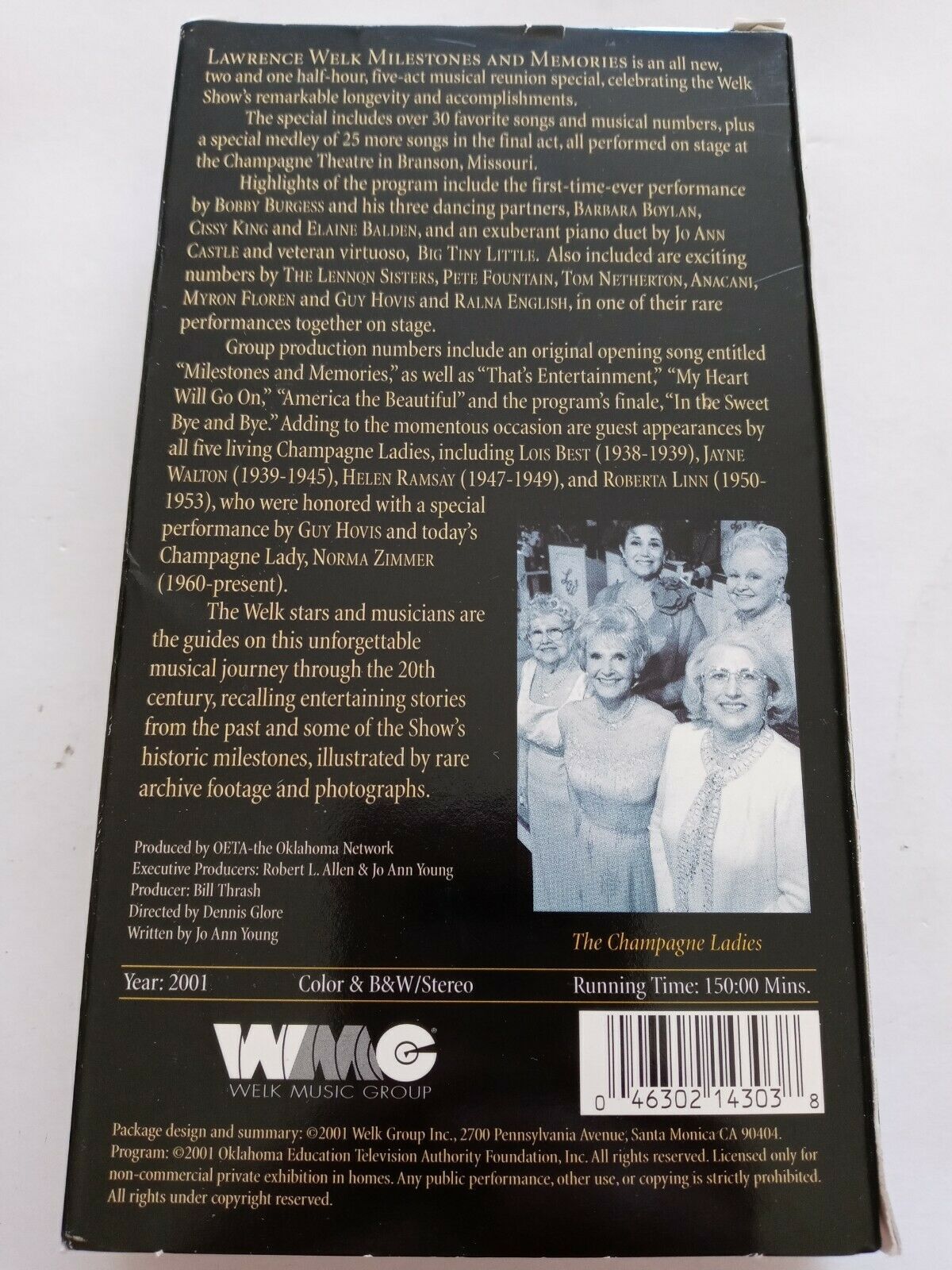 LAWRENCE WELK MILESTONES & MEMORIES: A MUSICAL FAMILY REUNION (VHS ...