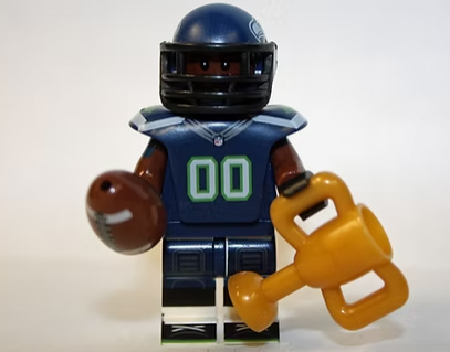 ATMToys Seattle Seahawks Football NFL Player Exclusive Minifigures ...