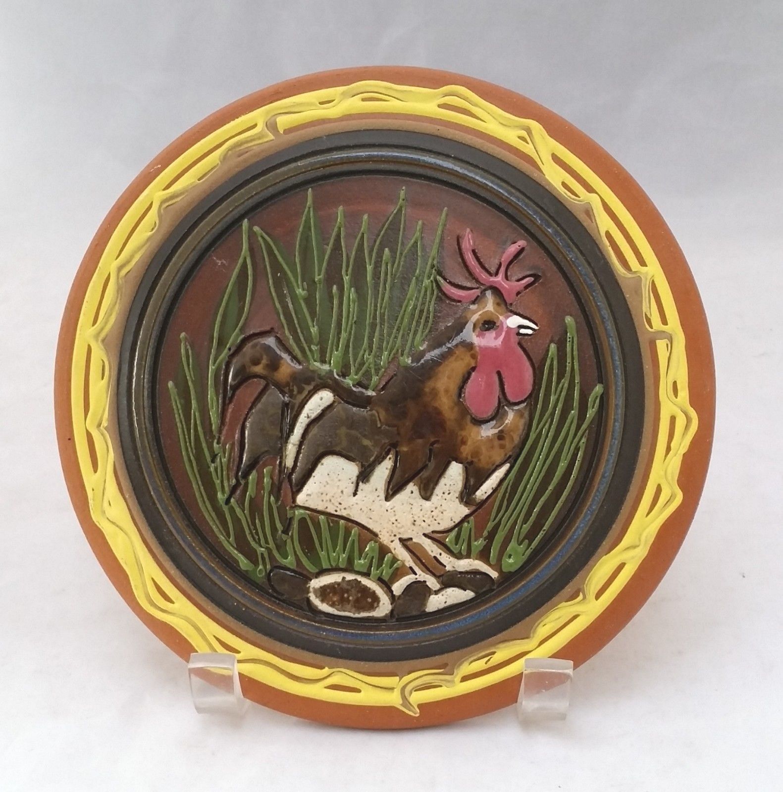 ceramics wall Art Rooster by Bruce Linder and 50 similar items