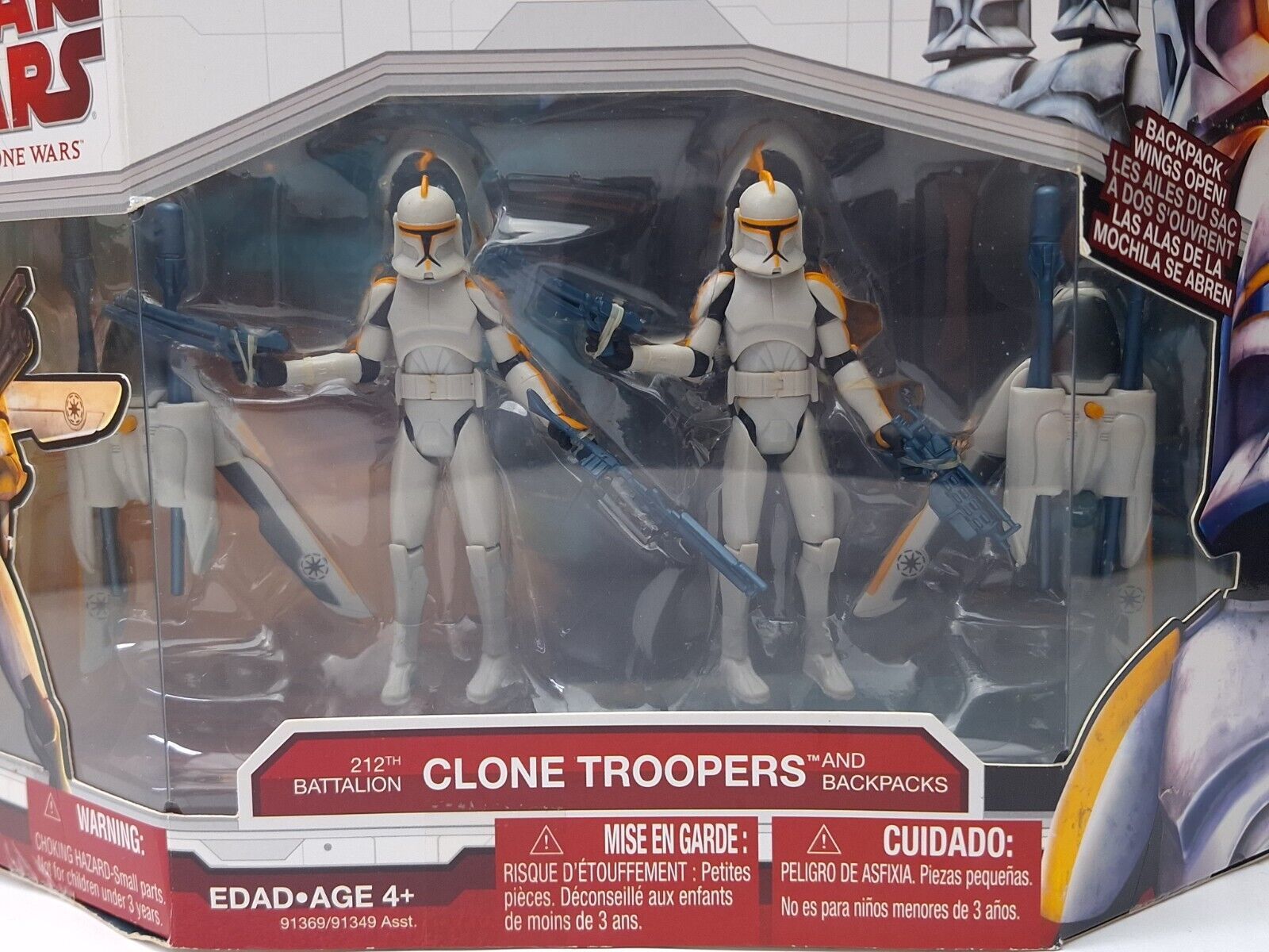 STAR WARS THE CLONE WARS 212TH BATTALION CLONE TROOPERS AND JET ...