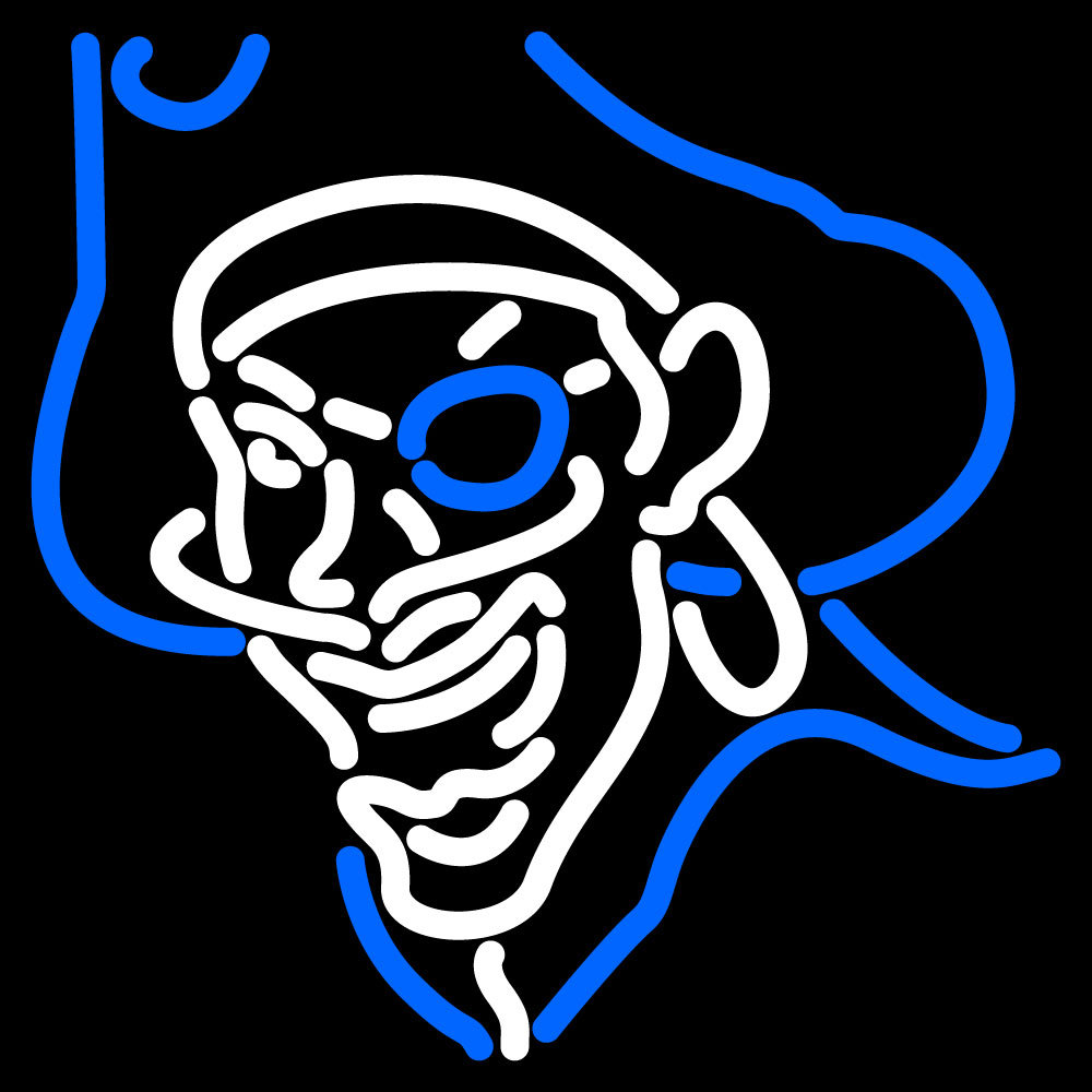 NCAA Hampton Pirates Logo Neon Sign - Other Collectible Lighting