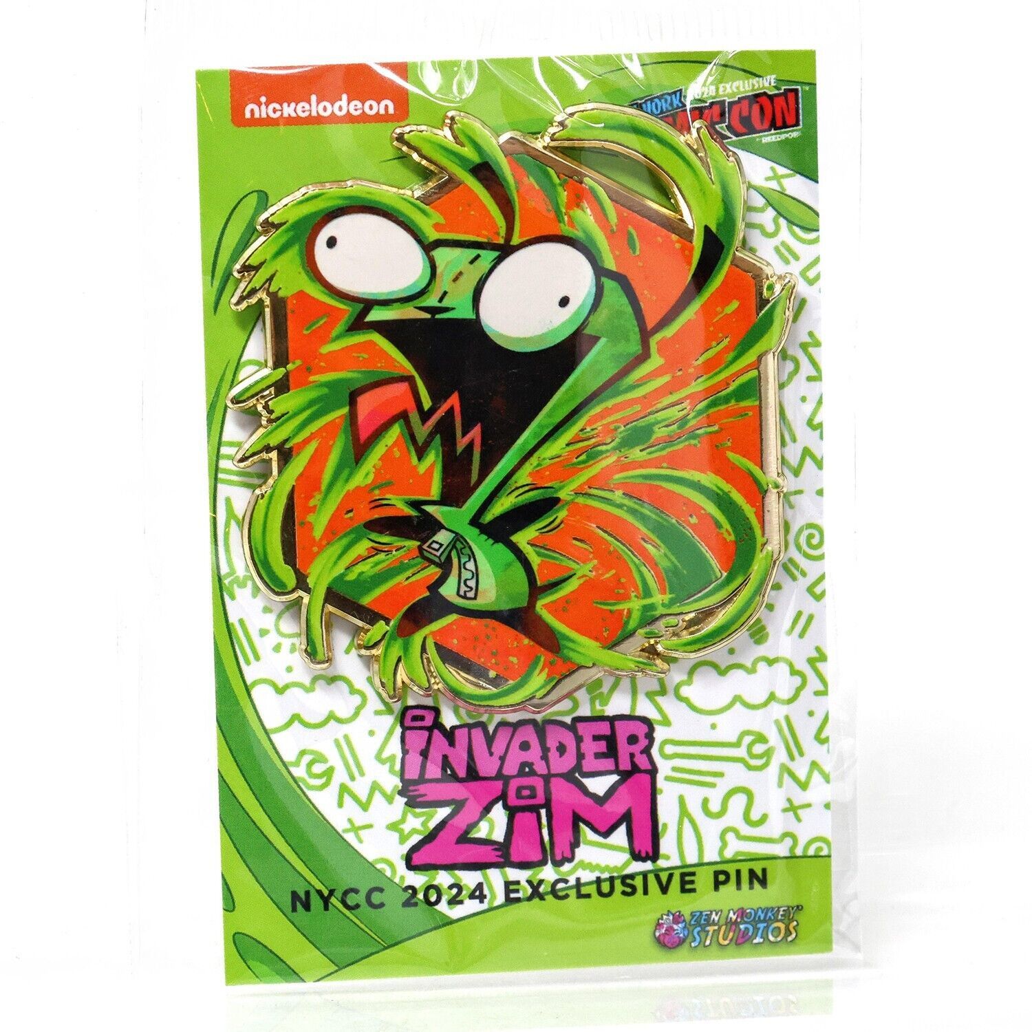 Invader Zim Gir Painterly Series Limited Edition Enamel Pin NYCC 2024 ...