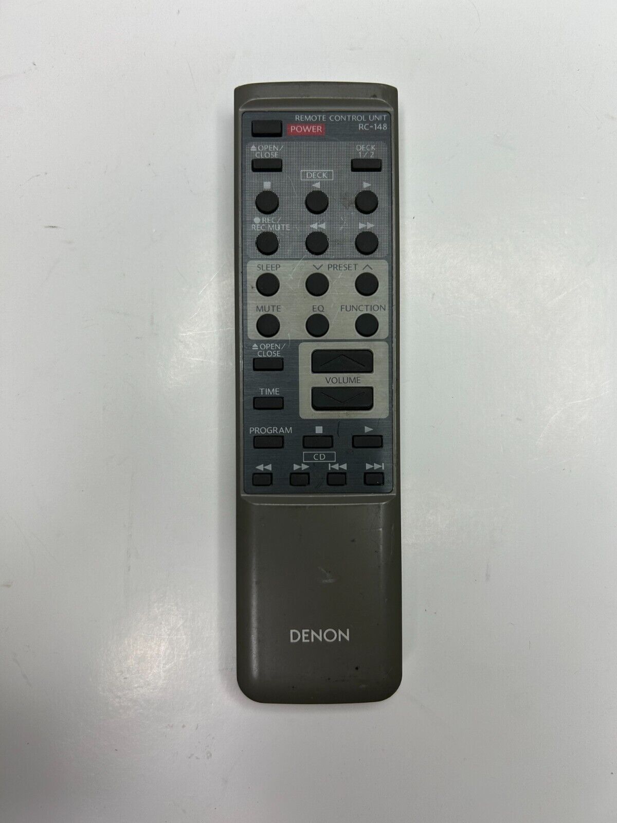 Denon RC-148 Remote Control, OEM for Stereo Systems D55, D60 - Remote ...