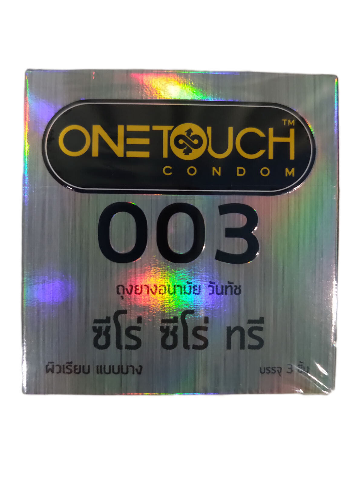 6 x Onetouch 003 Slim Condom Smooth Surface with Lubricated 52 mm. - Condoms & Contraceptives