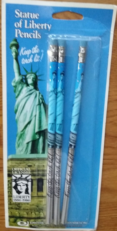 Statue of Liberty Commemorative Pencils (3 pcs.only) - DVDs & Blu-ray Discs