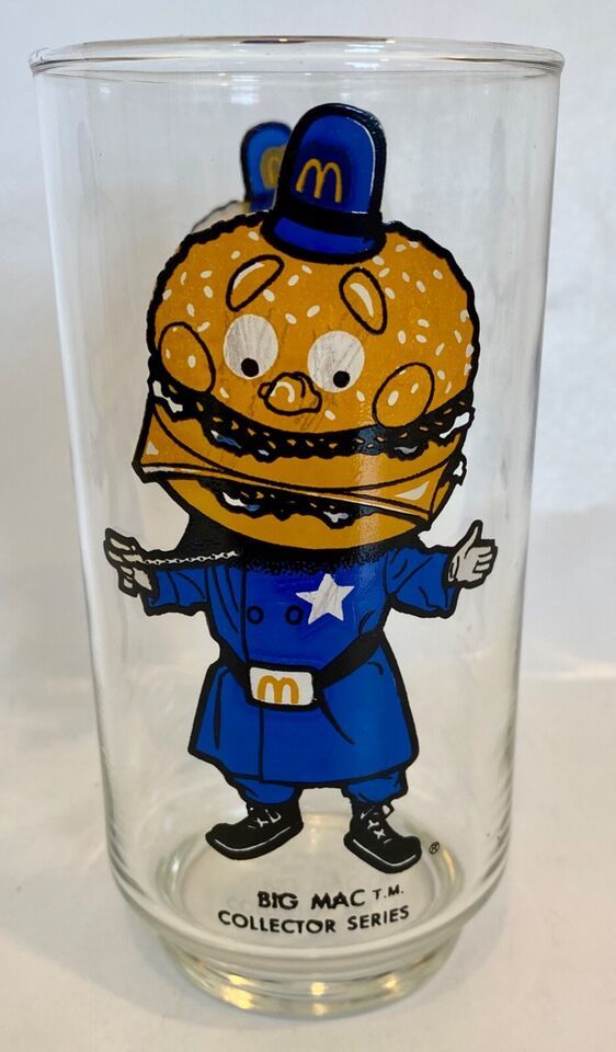 McDonalds Collector Series Drinking Glass BIG MAC Vintage Mid 1970's ...