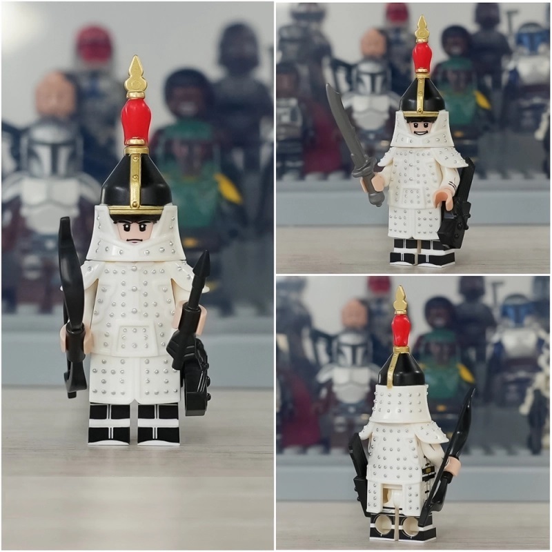8pcs The Eight Banners The Qing Dynasty Army Soldiers Minifigures Set ...
