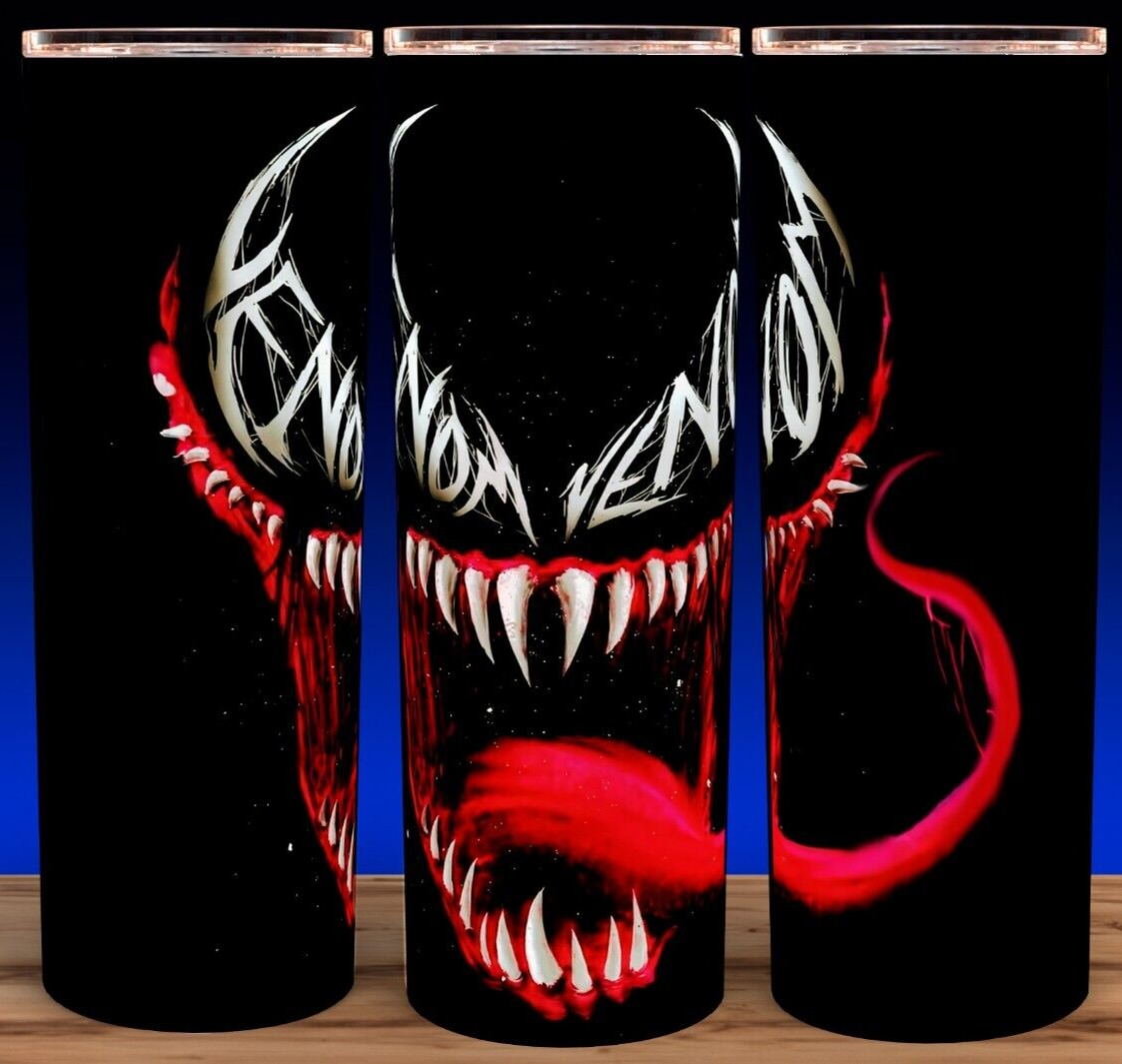 Venom Comic Book Super Villain with Teeth Cup Mug Tumbler 20oz - Glassware