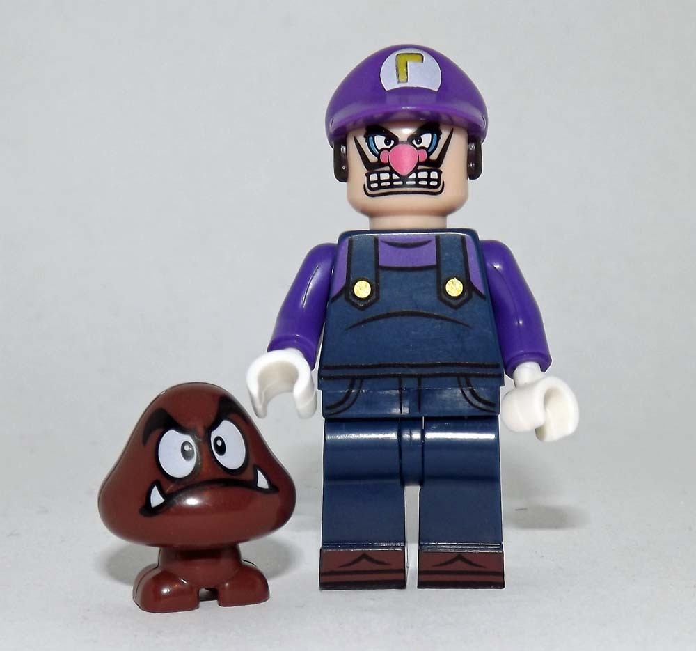 Minifigure Waluigi Evil Luigi Mario Nintendo Game Bulk Block - LEGO (R ...