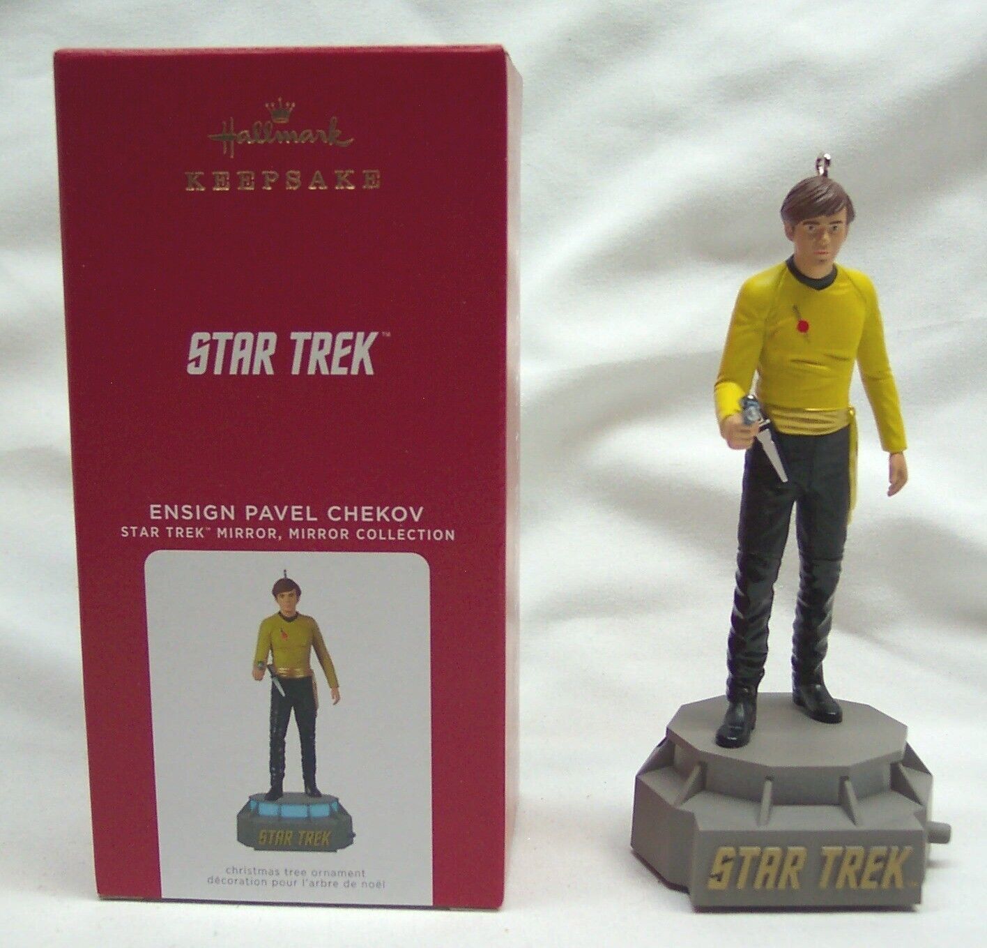 HALLMARK Star Trek 2021 ENSIGN PAVEL CHEKOV 5" HOLIDAY CHRISTMAS ...